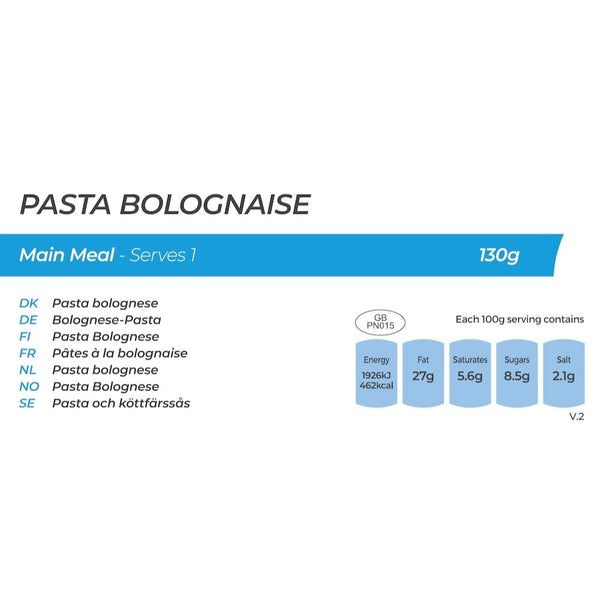 Pasta Bolognaise - Expedition Foods